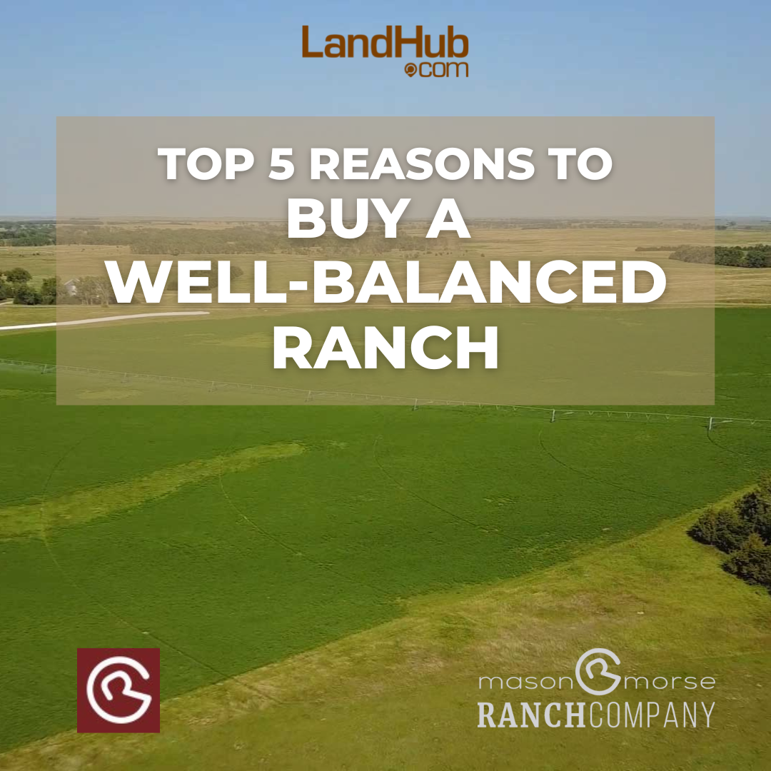 Top 5 reasons to Buy a Well-Balanced Ranch | LandHub
