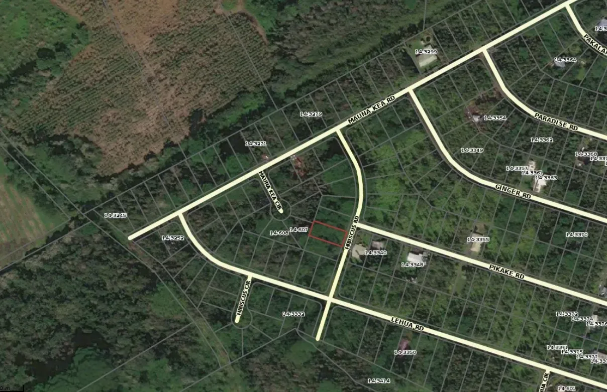 #L06586-1 Wooded Lot In Nanawale Est., HI $18.499 (229.19/mo) | LandHub